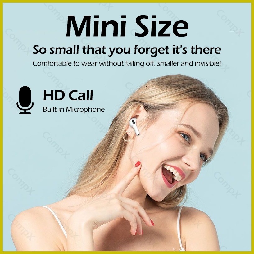 ∇ ๑ TWS AirPlus 3 Wireless Earphone Touch Earpads HiFi Bluetooth ...