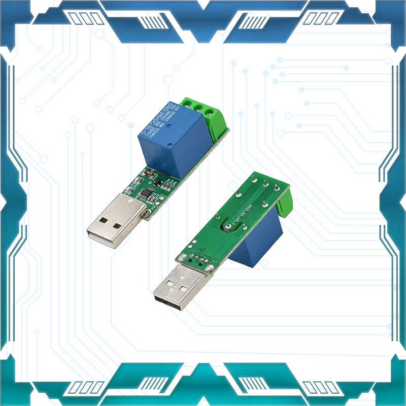 1-channel 5V relay module HID drive free USB computer drive free ...