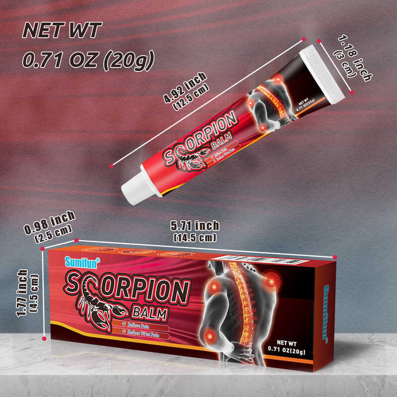 Sumifun Scorpion Poison Joint Ointment Cervical Spine Lumbar Shoulder Knee K10072 | Shopee ...