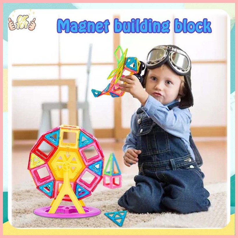 148 PCS Magnetic tiles Magnetic blocks magnetic building blocks for ...