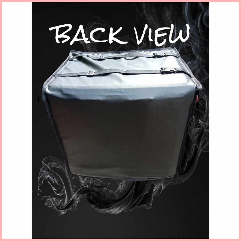 LEATHER COVER FOR GRABFOOD DELIVERY BAGS(17X17X17)/WITH PIZZA STRAPS ...