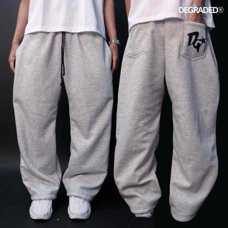 Degraded "Dg PREMIUM BAGGY SWEAT Pants” Polar Fleece | Baggy Fit Loose ...