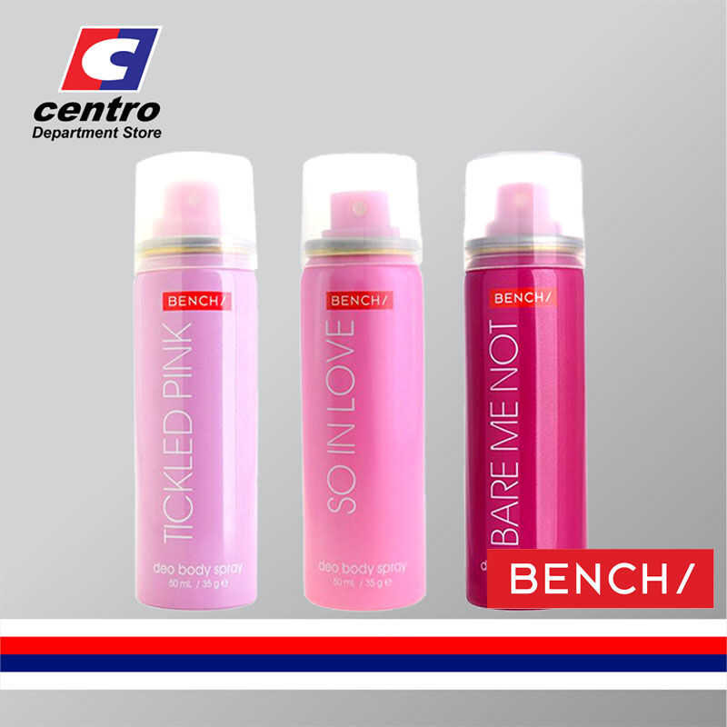 Bench Pink Deo Body Spray (Tickled/So In Love/Bare Me Not) | Shopee ...