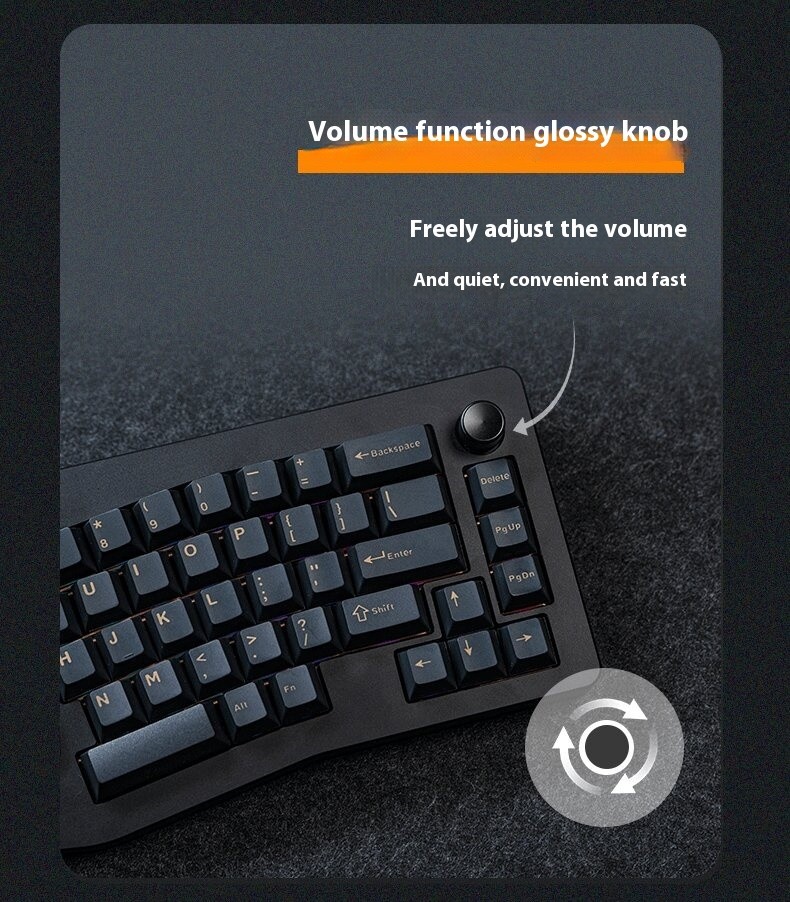 EPOMAKER Tide Alice Wireless Mechanical Keyboard 65% Hot swappable RGB ...