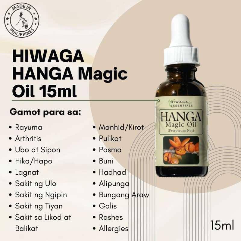 Hanga Magic Oil 15Ml | Mahiwagang Langis Sa Quiapo Gamot Rayuma Sakit ...