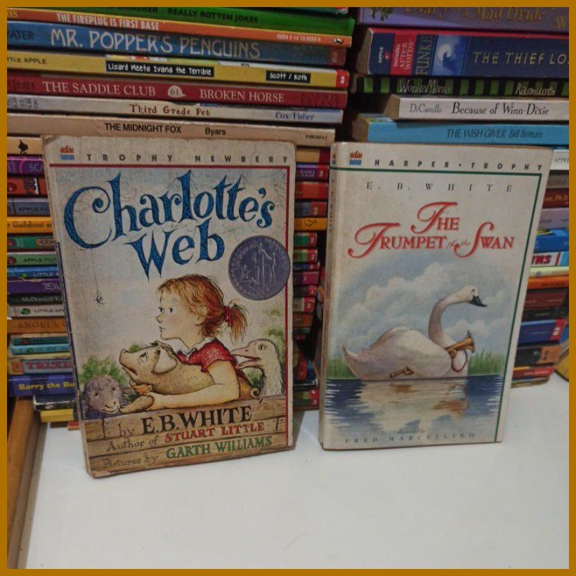 E.B. White Charlotte's web the trumpet of the Swan | Shopee Philippines