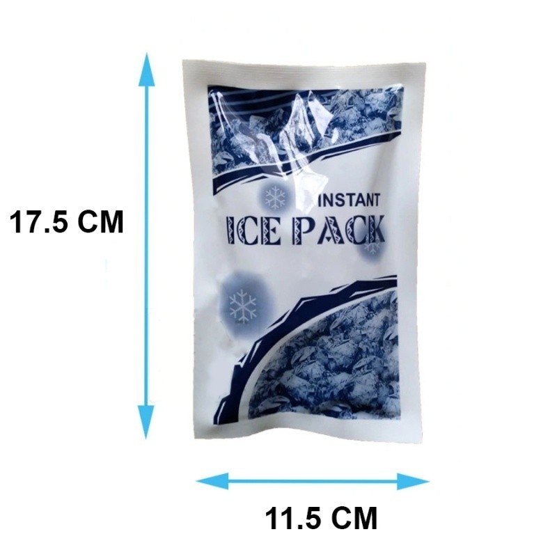 Instant Ice Pack Cold Compress Ice Pack First Aid Kit Long Lasting Cold ...