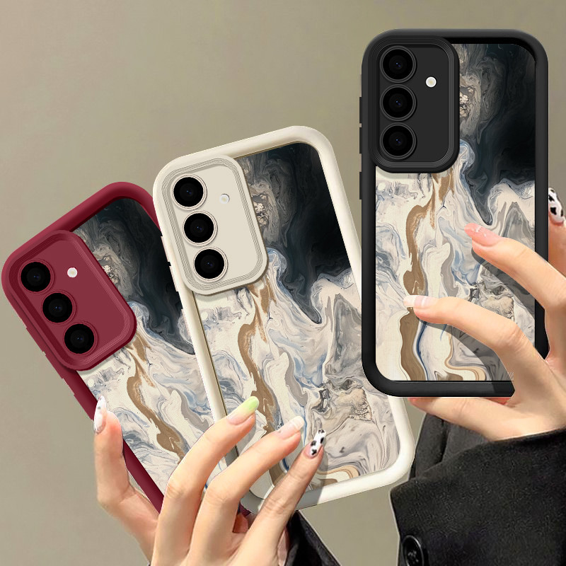 Watercolor Oil Painting Soft TPU Case For Samsung Galaxy A55 A16 A15 ...