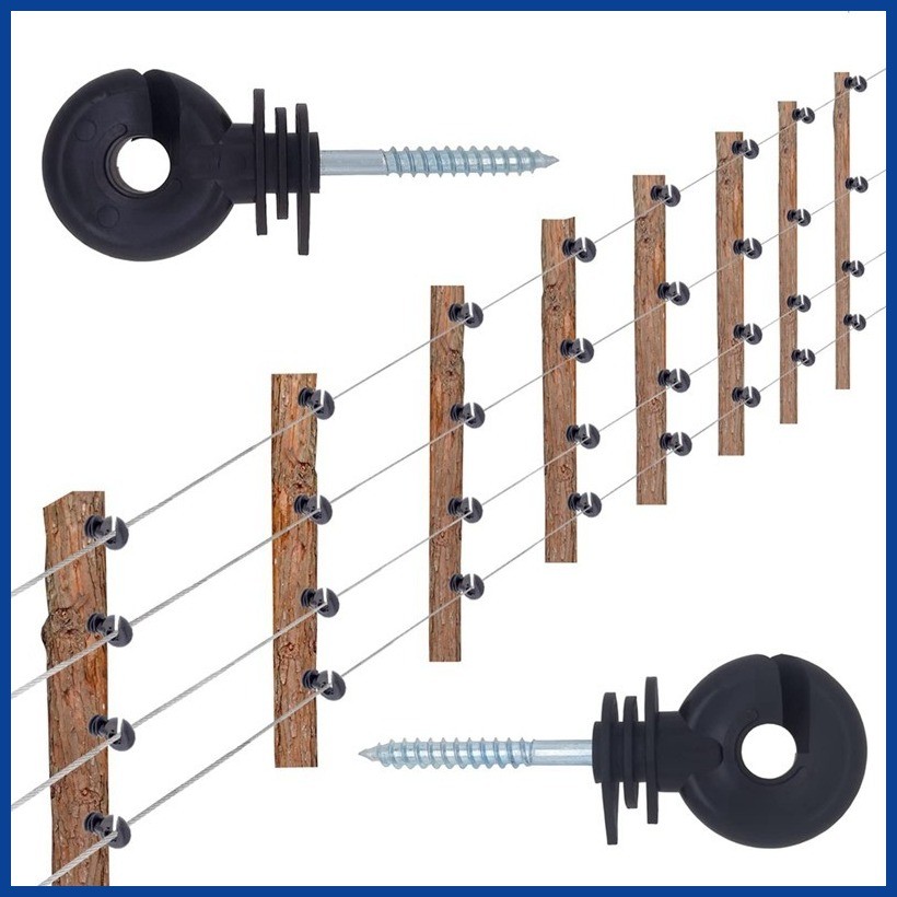 Electric Fence Insulator Screw-in Insulator Fence Ring Post Wooden Post ...