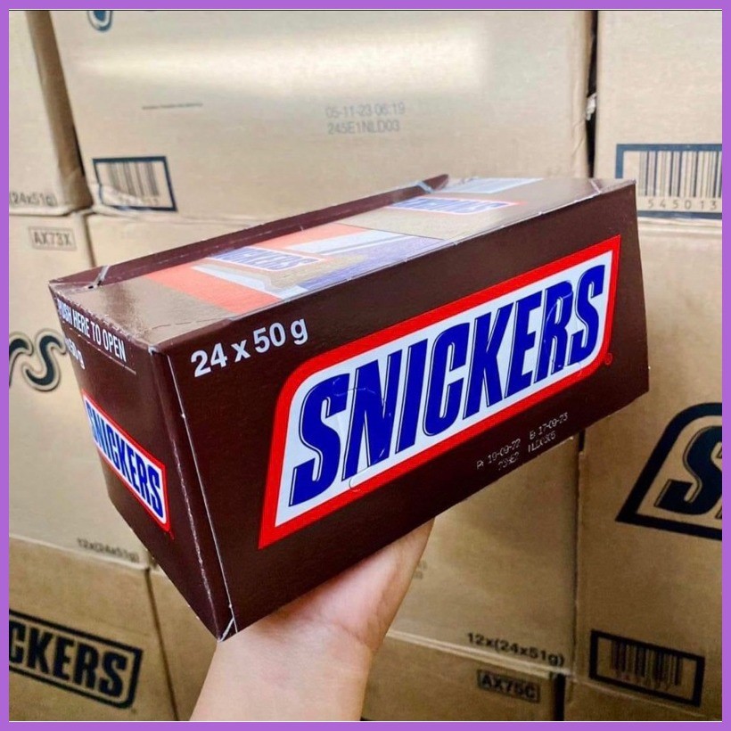 ๑ ☜ Snickers 50g (24pcs per box) | Shopee Philippines