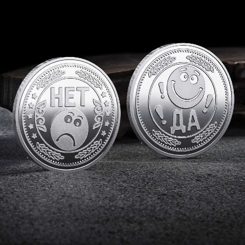 Commemorative Medal Commemorative Coin Smiling Face Commemorative Coin ...