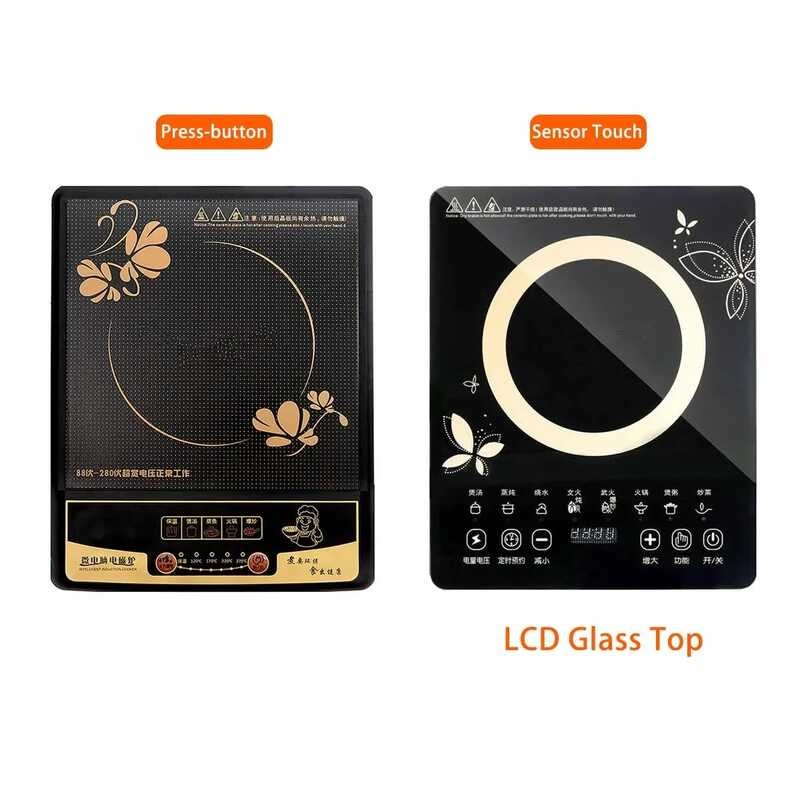 Double 2200W Induction Cooker Dual Burner Build-In Stove Countertop ...