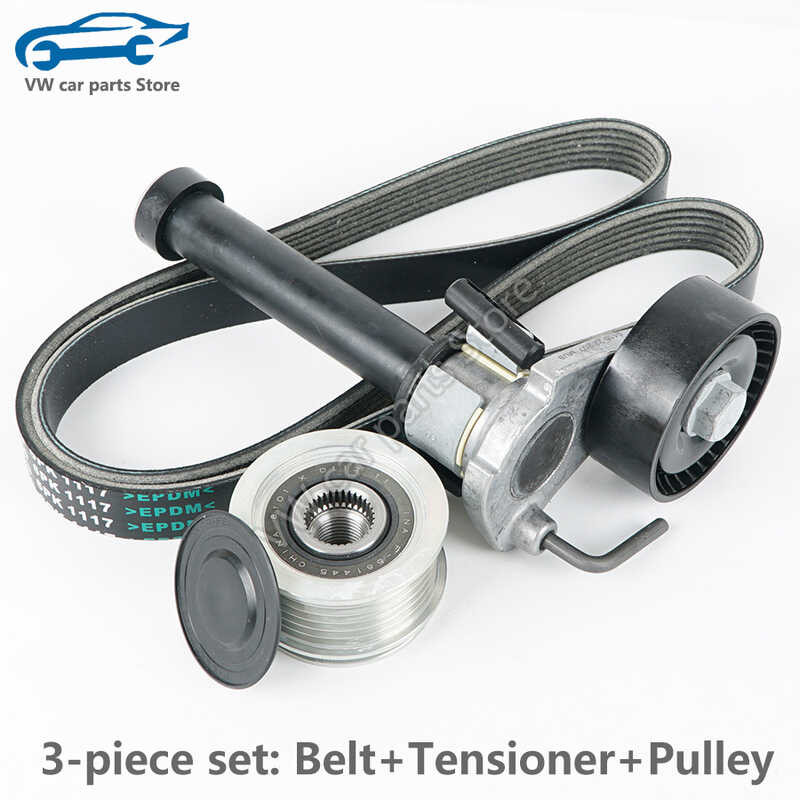 LY 06J903133d Belt Tensioner Set Para Sa VW EOS Passat CC B7 Sciricco ...