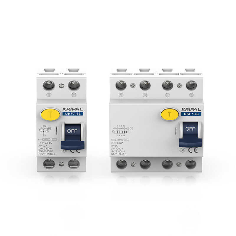 32A KRIPAL 300mA earth leakage breakers 2P magnetic circuit breaker 2 Pole 32AMP ELCB reclosure ...