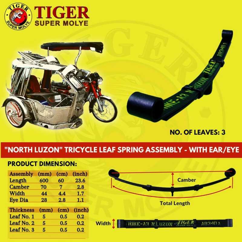 LY TRICYCLE LEAF SPRING Assembly/ TRIKE MOLYE SET | Shopee Philippines