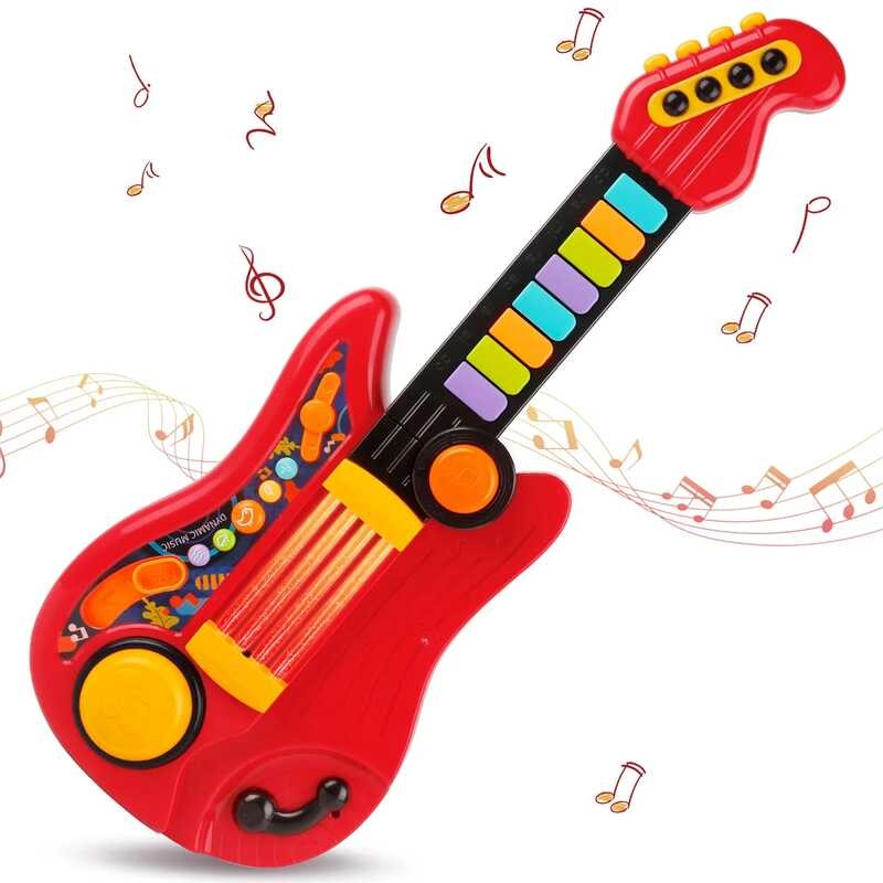 7B 2 Sa 1 Electric Kids Foldable Game Guitar Piano Beginners Musical ...