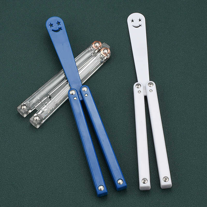 Fancy Plastic Butterfly Knife Training Knife, Butterfly Practice Knife ...