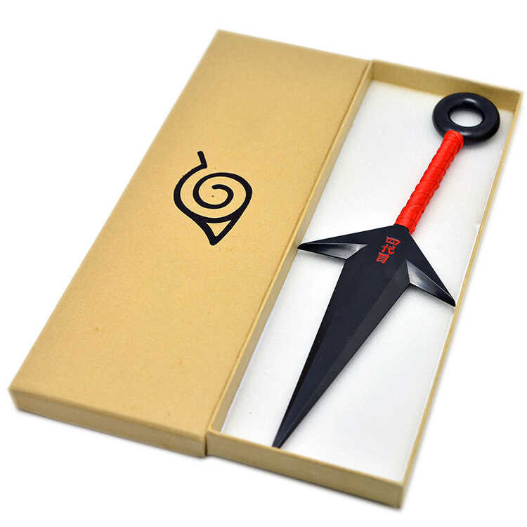 26Cm Plastic Anime Jewelry Cosplay Kunai Shuriken Sword Props | Shopee ...