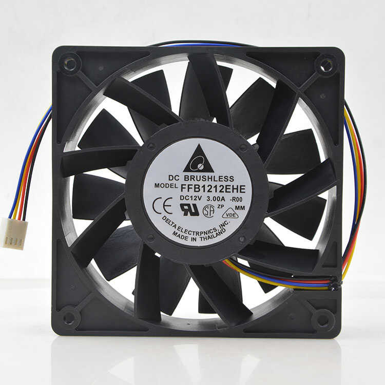 DELTA Ffb1212ehe 12038 12Cm 12V 3.0A Three Wire Super Large Air Volume Violent Fan | Shopee ...