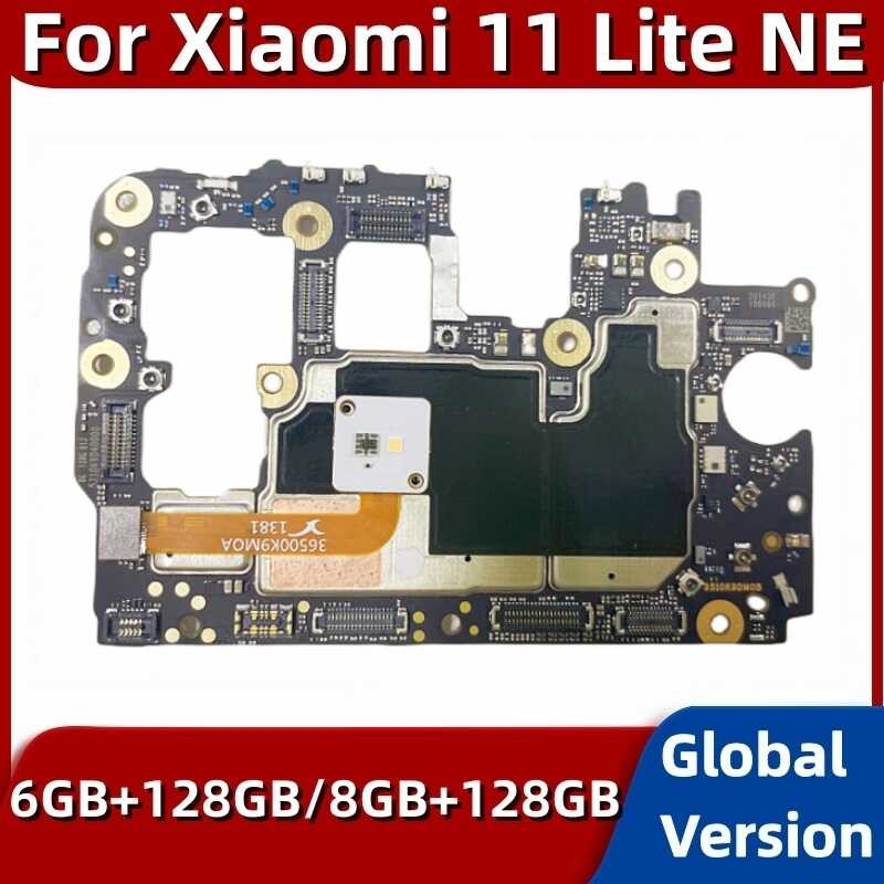 Motherboard For Xiaomi Mi 11 Lite 5G Ne, Mainboard PCB Module, 128Gb ...