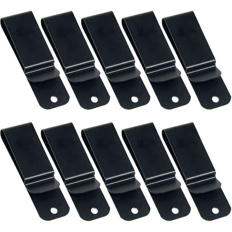 Pieces 10 Metal Belt Clip Clamp Buckle Spring Hook For Holster Kydex ...