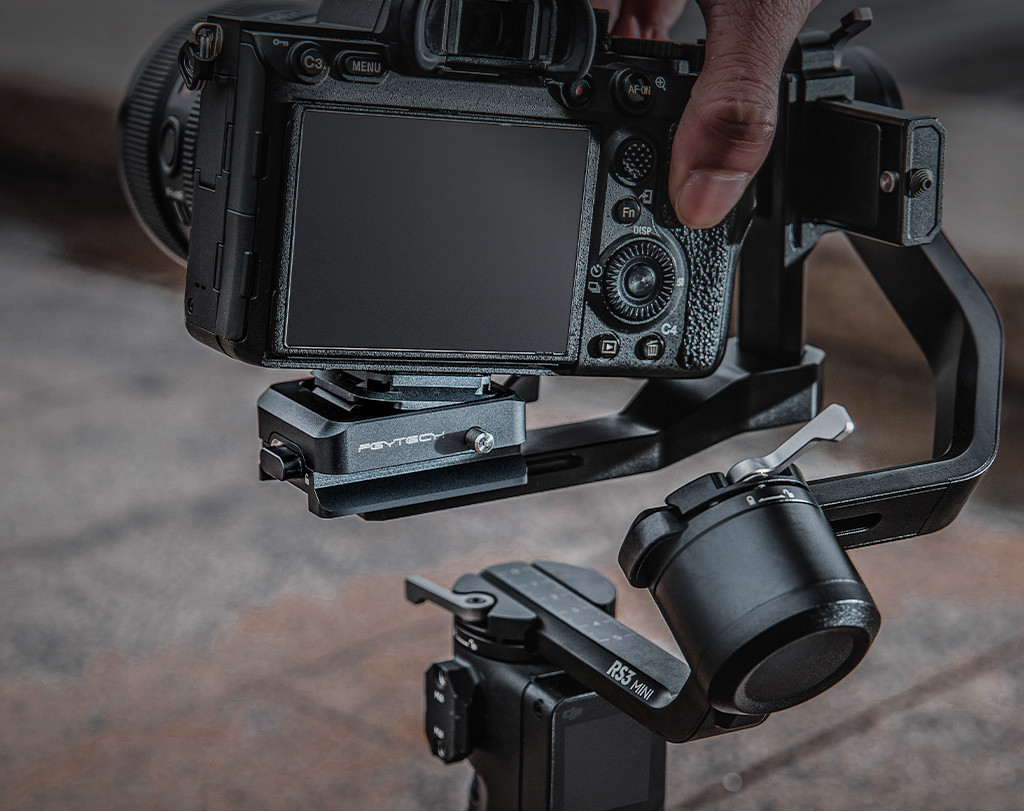 PGYTECH Ronin Stabilizer Quick Release Clamp For DJI RS3 Mini/RS2/RS3 ...