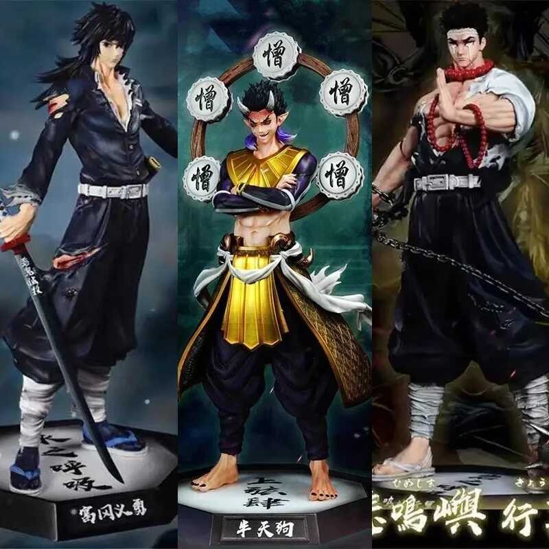 30Cm Demon Slayer Figures Hantengu Anime Figure Himejima Gyoumei ...