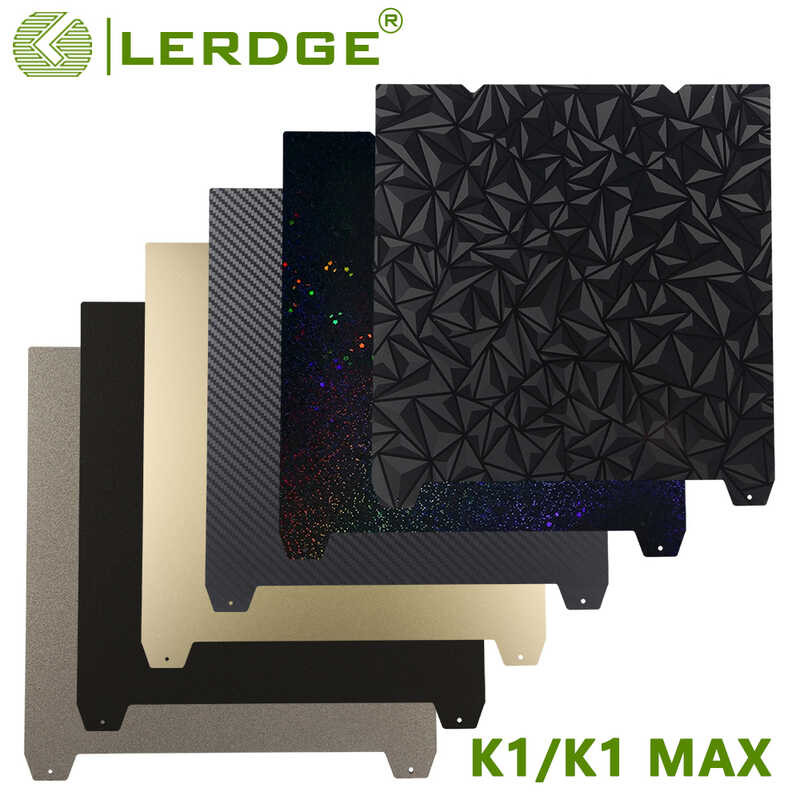 For Creality K C Max Ender S Build Plate Texture Pei Sheet Spring Steel ...