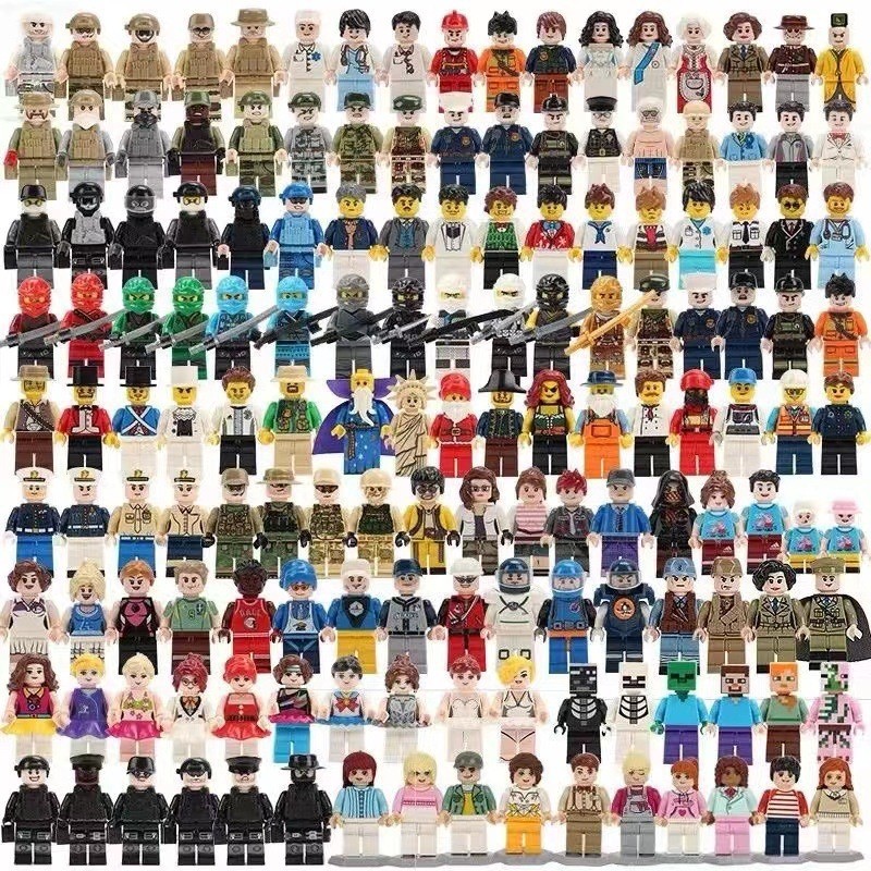 Block Man Boy Block Man Toy Avengers Minecraft Ninja Cartoon Series ...