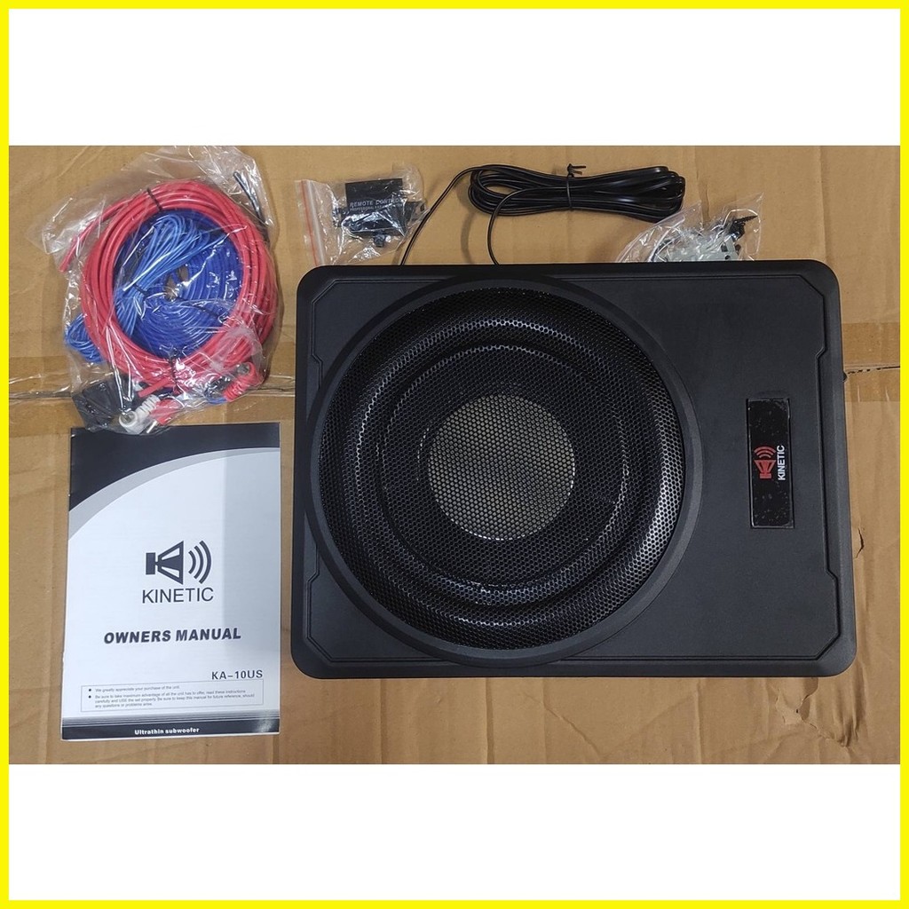 Kinetic 10" Underseat Active Subwoofer | Shopee Philippines