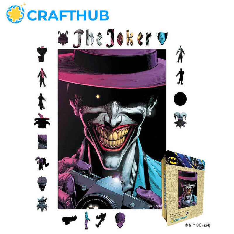 Smile For Crafthub The Camera - Batman & Joker Wooden Jigsaw Puzzle ...