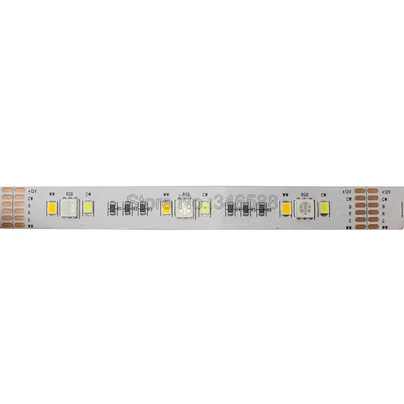 DC 5M 12V 24V RGBCCT LED Light 5050 RGB + 2835 Cool & Warm White SMD ...