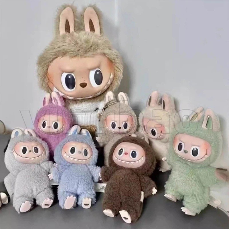 15cm Labubu Have A Seat Series Vinyl Pendant Doll Model Toy Cute ...