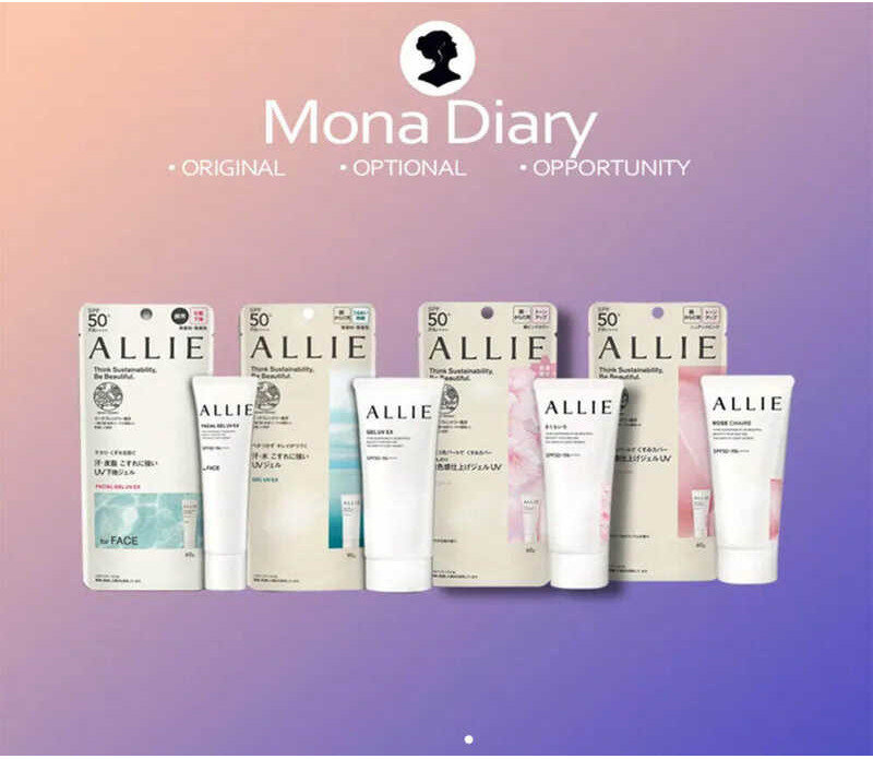 Allie Sunscreen 90G, Extra 90G Spf50+ Pa+ Rose Tone Up Japan Kanebo ...