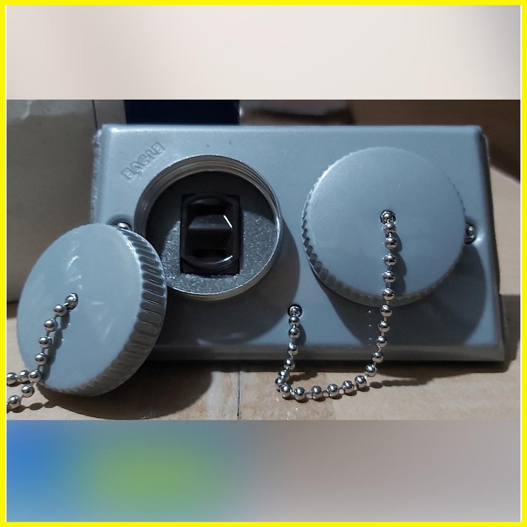 ¤ Eagle Weatherproof Duplex Outlet 2-Gang Flush Receptacle 15A 250V 2 ...