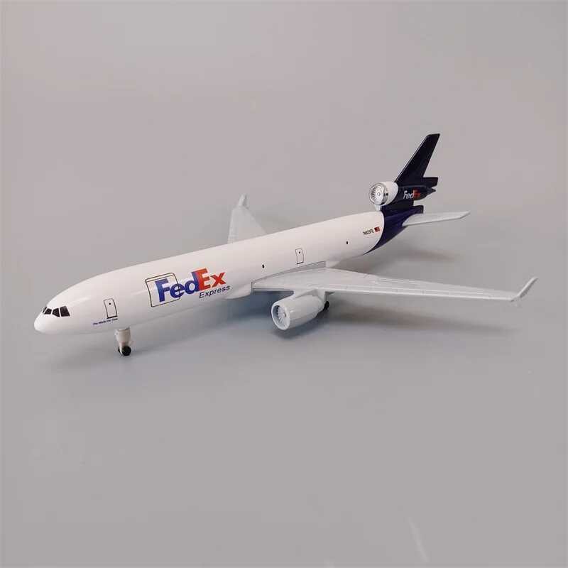 20Cm & Alloy Metal Air Fedex Express Aires MD Md-11 Diecast Airplane ...