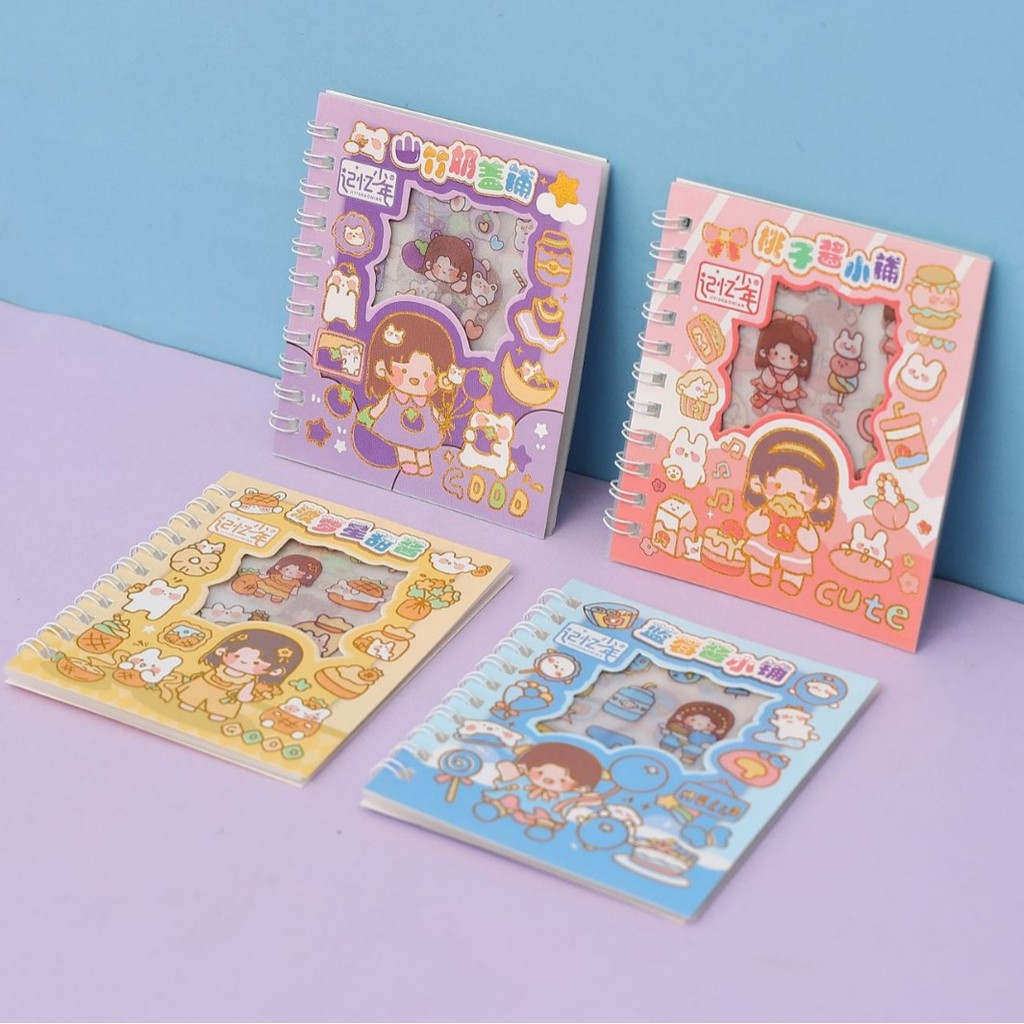Kawaii Frosted Handbook Stickers Cartoon DIY Decorative Material ...