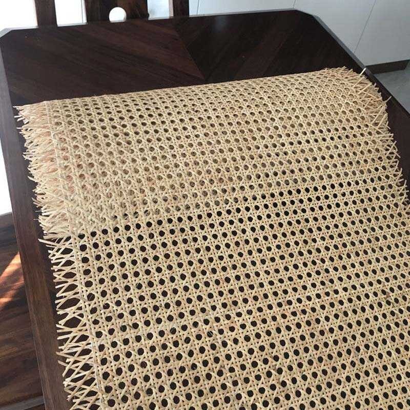 Natural Real Rattan Indonesian Cane Webbing Roll Hollow Weaving ...