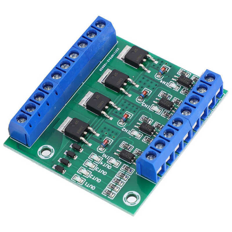 Four channel MOSFET field-effect transistor module PLC amplifier ...