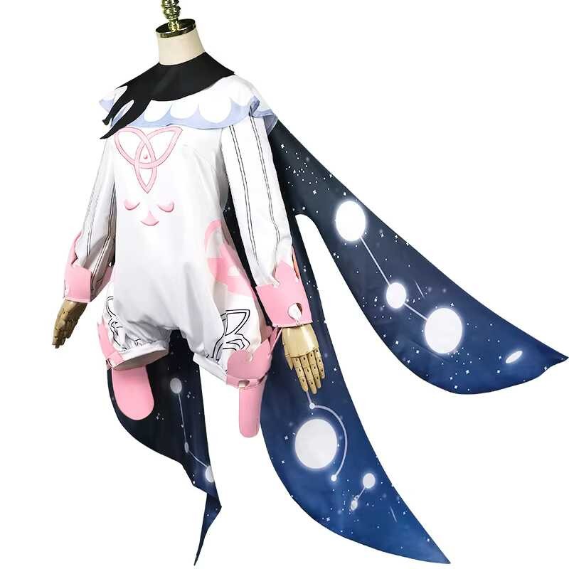 Anime Genshin Impact Paimon Cosplay Lolita Dress Vestido Game Halloween ...