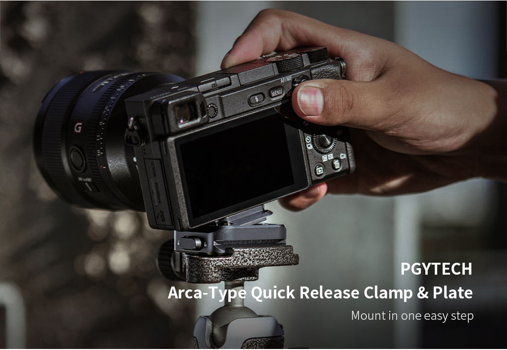 PGYTECH Arca Quick Release Base - Camera Mounting Plate For Mirrorless ...
