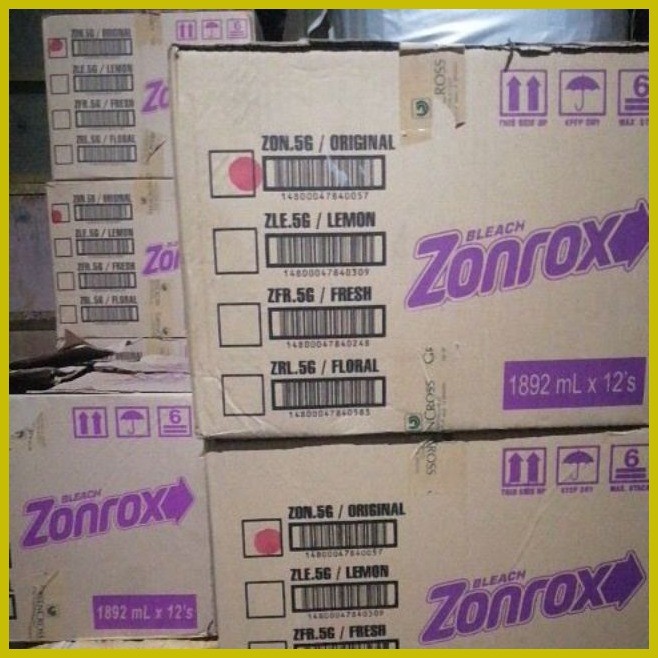 ∆ ∈ ☬ Zonrox ½ Half Gallon Original 6in1 Total Clean Bleach | Shopee ...