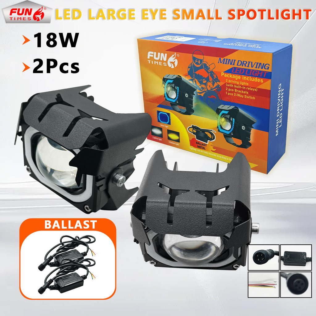 V8 Pro Mini Driving Light High and Low Yellow / White LED Aniti Fog For ...