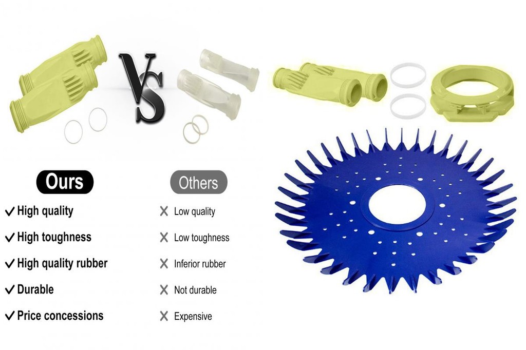 [VM] 1 Set W70329 Pool Cleaner Disc Easy to Install Soft Rubber ...