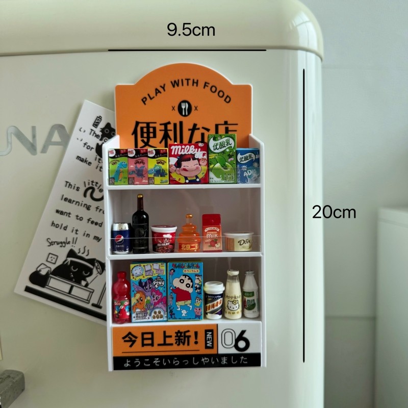 Miniature Simulation7-ELEVEN Refrigerator Magnets for Shelves Magnetic ...