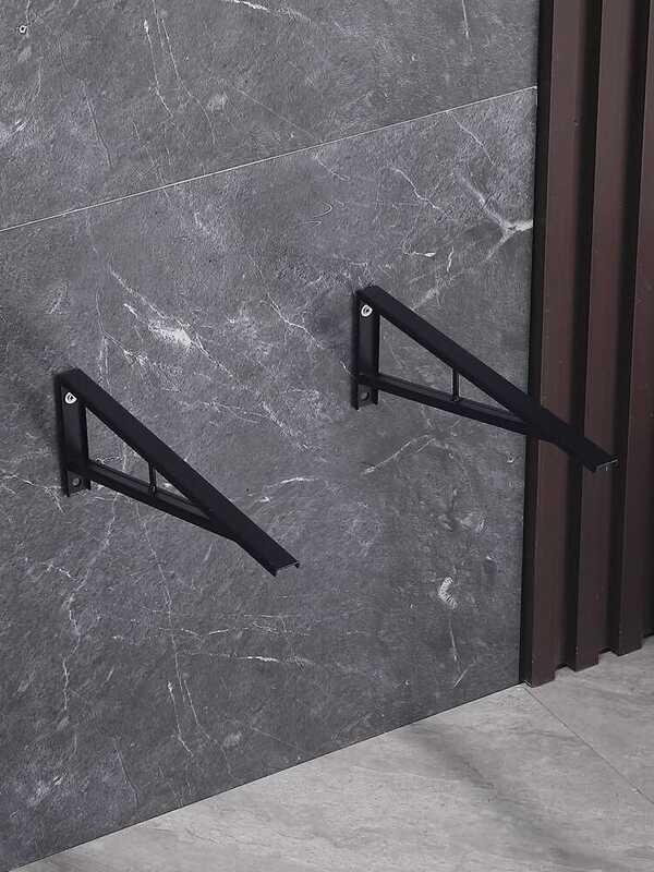 Black bracket, rock slab countertop support 30 angle iron, marble ...