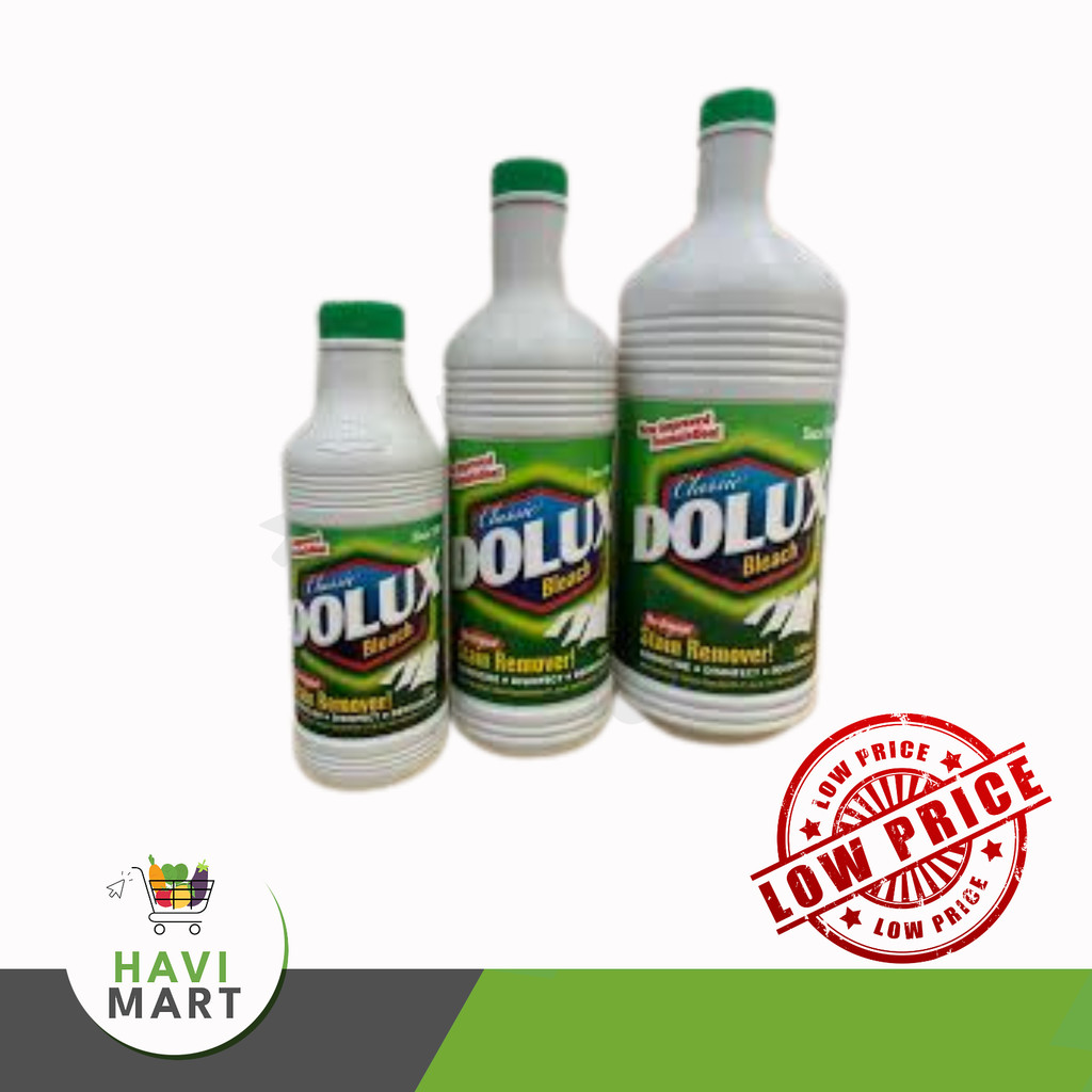 Dolux Bleach Cleaning Whitening 250 500 1L 1GALLON | Shopee Philippines