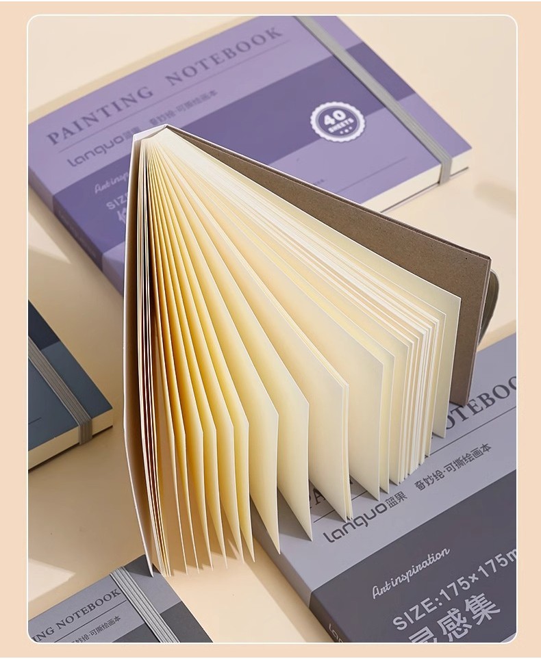 Tearable Painting Book Magical Painting Fish Book Sketch Book Thickened ...