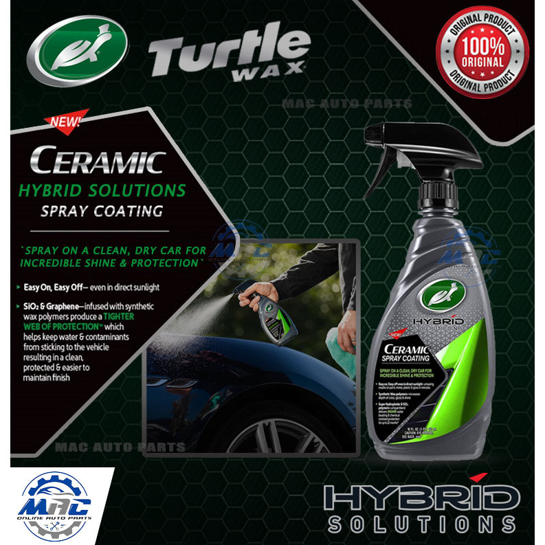 TURTLE WAX HYBRID SOLUTION CERAMIC SPRAY COATING 473mL 16oz car wax ...