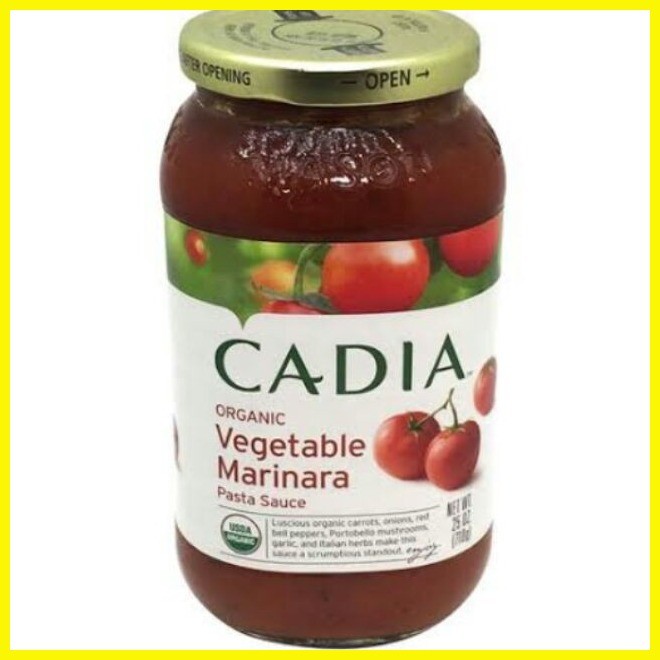 ♟ Cadia Organic Vegetable Marinara Pasta Sauce 710g | Shopee Philippines